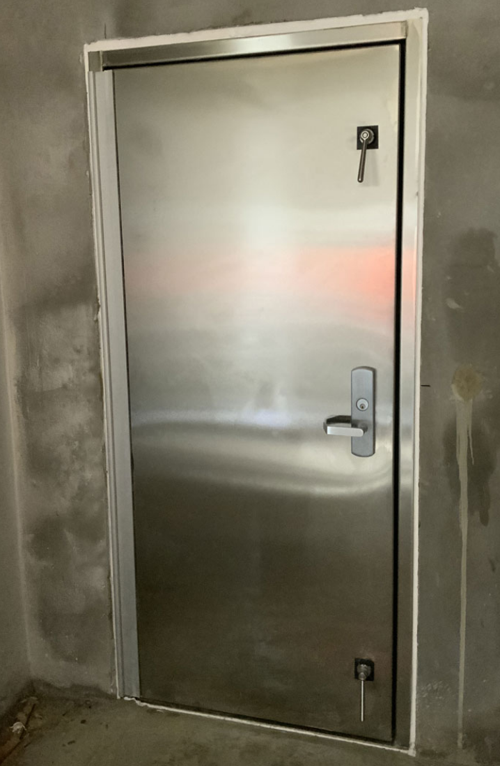 Hinged Door Is Resistant to 6-foot Water Levels - retrofit